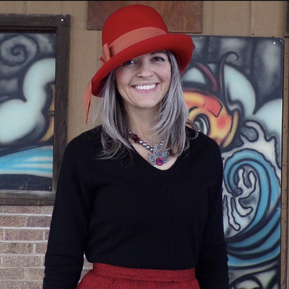 Vintage | Accessories | 96s Vintage Bright Red Wool Felt Hat 60s | Poshmark